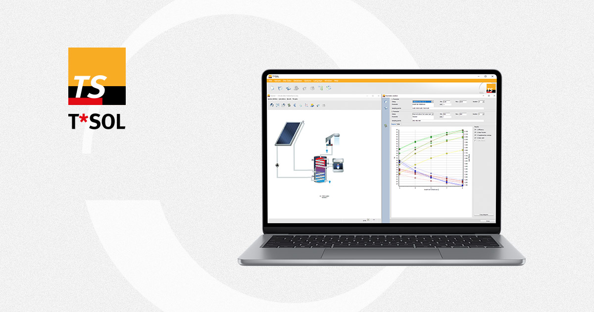 T*SOL | Design and simulation software for solar thermal systems